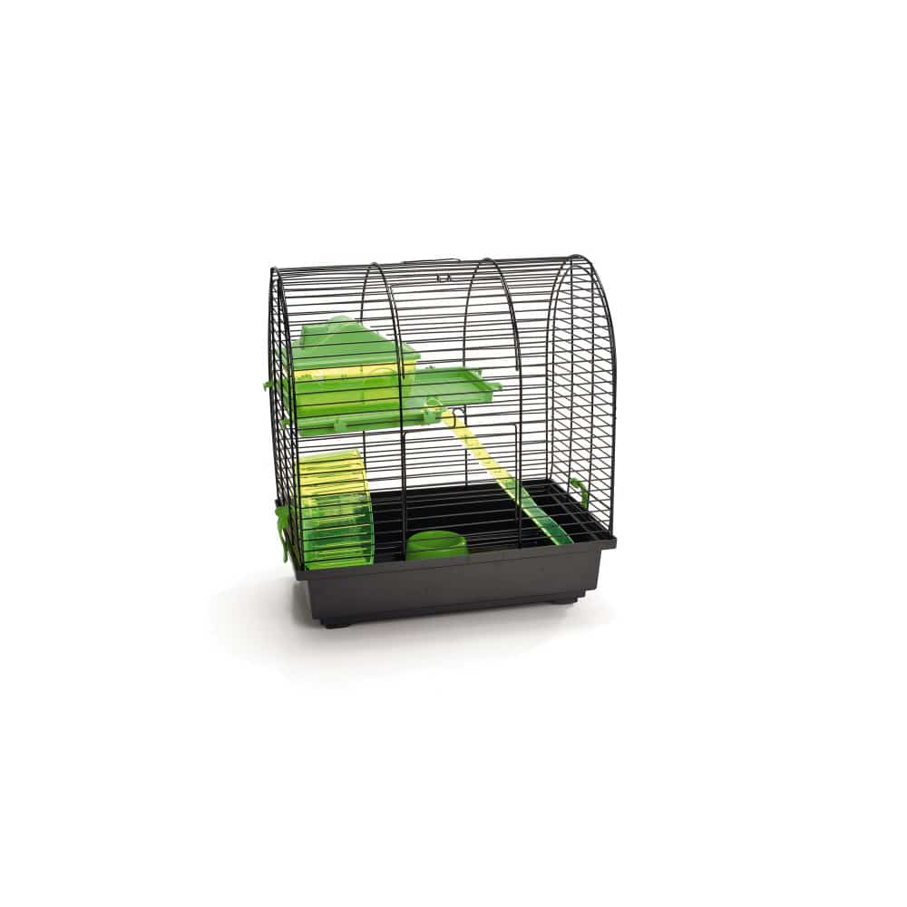 Beeztees Rodent Cage Grim 2 Black Green 37x25x39cm - Sherries Estates