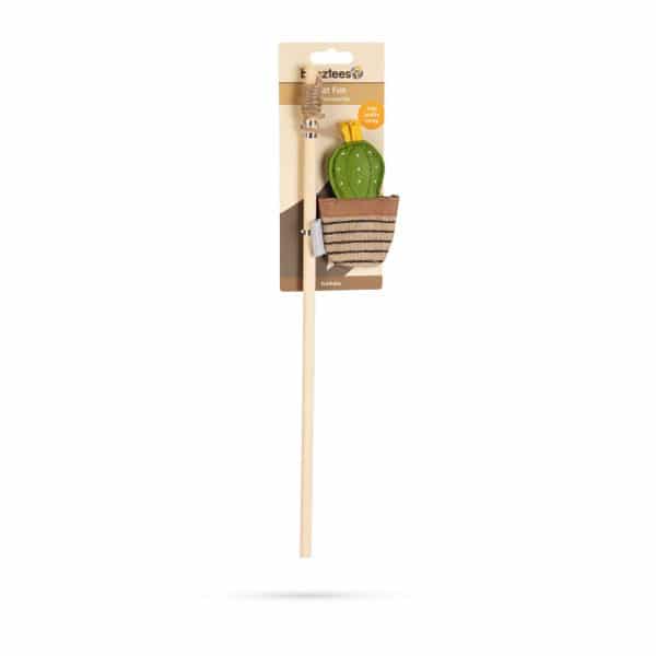 Beeztees Catnip Fishing Rod Cactus Ides 40cm - Sherries Estates