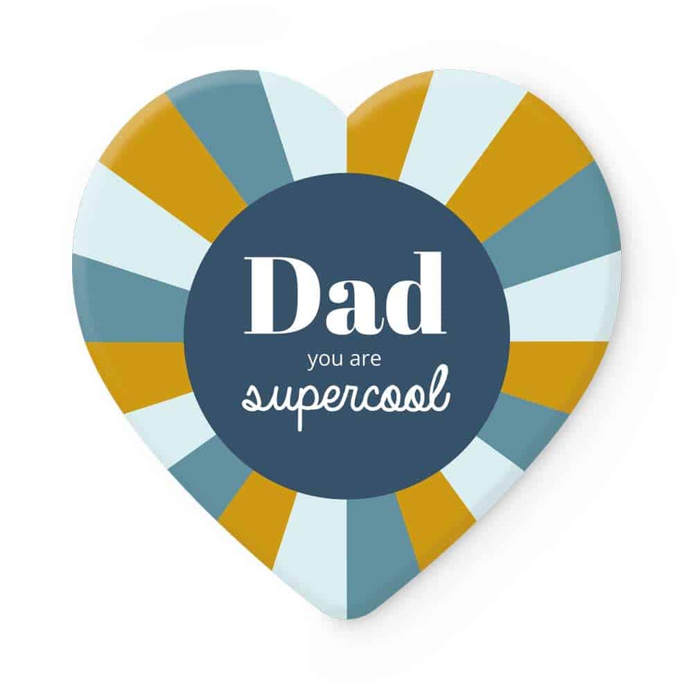 "Dad you are supercool" Coaster - Sherries Estates